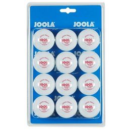 Joola Tischtennisschläger Tischtennis Set Mega Carbon + 12 x TT Bälle weiß