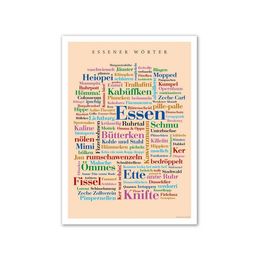 Deine Wörter Postkarte Poster Essener Wörter