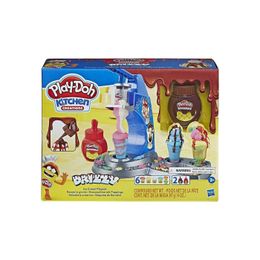 Hasbro Knete E66885L2 Play-Doh Drizzy Eismaschine mit Toppings