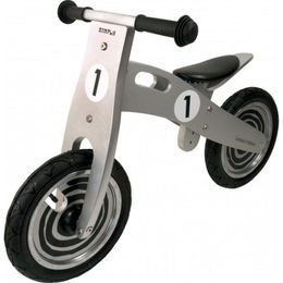 LeNoSa Laufrad Kinder Holz Balance bike • LIMITED EDITION • Luftreifen / Silber