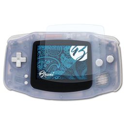 Bruni Schutzfolie Glasklare Displayschutzfolie für Game Boy Advance