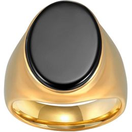 Karisma Fingerring Karisma Männer Edelstahl 316L Gold Herrenring