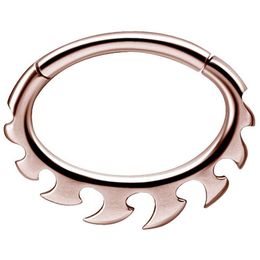 Karisma Piercing-Set Karisma Edelstahl 316L Hinged Septum/Daith Clicker Ring Ohrring Nase 1