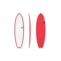 Torq Wellenreiter Surfboard Torq Epoxy TET 6.10 MOD Fish Red Pinl