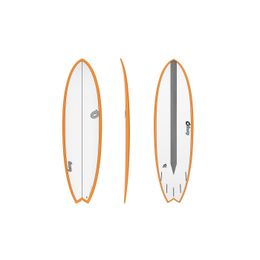 Torq Wellenreiter Surfboard Torq Epoxy TET CS 6.3 Fish Carbon Orange