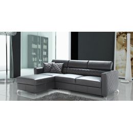 JVmoebel Ecksofa, Eсksofa Bettfunktion L-Form Couch Design Polster Textil 100%
