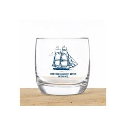 Bow & Hummingbird Whiskyglas Kristallglas Wasser unterm Kiel