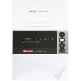 Herlitz Notizbuch Herlitz Papier-Ersatzeinlagen für Notizheft my.book flex