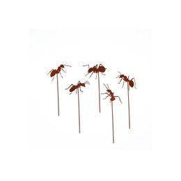 UNUS GARDEN Gartenstecker Stecker Rost mit 5 Ameisen