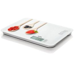 Laica Elektronische Küchenwaage, weiß 20 kg Löffel