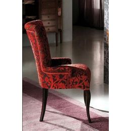 JVmoebel Stuhl, Wohnzimmer Lehn Stühle Luxus Sessel Stuhl Holz Braun Italienische
