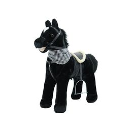 Sweety-Toys Stehpferd Sweety Toys 12664 Stehpferd Plüsch Pferd BLACKY ” My Little Pony” mit Funktion Sound Pferde Galopp und Gewieher