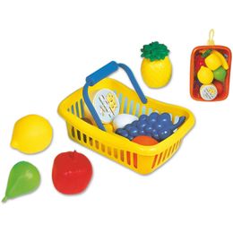 Dohany Spiel-Einkaufswagen Einkaufskorb Mini Spiellebensmittel Kaufladen