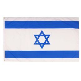 PHENO FLAGS Flagge Israel Flagge Jerusalem 90 x 150 cm Juden Fahne Nationalflagge (Hissflagge für Fahnenmast)