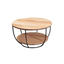 KADIMA DESIGN Couchtisch 60cm Wohnzimmertisch Holz Massiv Sofatisch Tisch