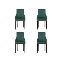 JVmoebel Stuhl 4x Design Polster Sitz Stühle Stuhl Seht Garnitur Sessel Lounge Set