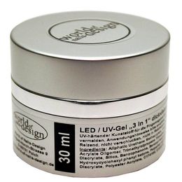 World of Nails-Design UV-Gel StudioLine LED / UV-Gel klar "3 in 1" dick viskose 30ml
