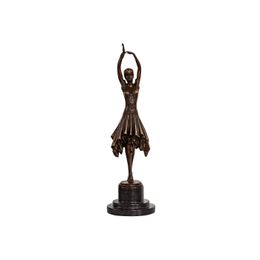 aubaho Skulptur Bronzeskulptur Tänzerin Frau Antik-Stil Bronze Figur Statue nach Chipa