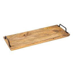 soma Dekofigur Holztablett Tablett Holz 50x20cm Serviertablett