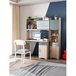 JVmoebel Schreibtisch Schreibtisch Schlafzimmer Möbel Holz Beige/Braun Schreibtisch Sofort (Schreibtisch)