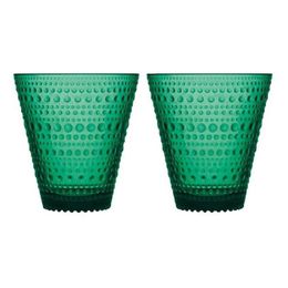 iittala Leerglas Gläser Kastehelmi Emerald-Grün (2-teilig)
