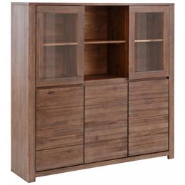 loft24 Highboard Walter, Topplatte/Leiste 2 cm stark