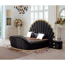 JVmoebel Schlafzimmer-Set Schlafzimmer Bett 2x Nachttische Luxus Betten Komplett Design Möbel