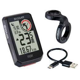 Sigma Sport Fahrradcomputer Rox 2.0 Top Mount GPS Bike Computer Navi Fahrradtacho Komoot