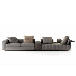 JVmoebel Wohnzimmer-Set, Big Sofa 2 Sitzer + Chaiselounge Luxus Leder Eckcouchen Eck Polster