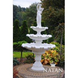JVmoebel Skulptur Zierbrunnen Springbrunnen Skulptur Brunnen Garten Fontaine Teich