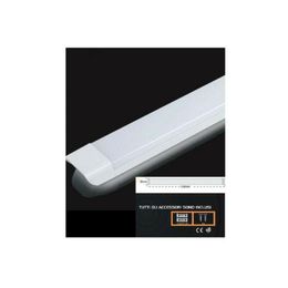 Meditrade GmbH Trade Shop Traesio - Schlanke LED-Deckenleuchte, 54 w, 120 cm, mittlere Regale, warmes, kaltes, natürliches Licht Naturweiß - Naturweiß