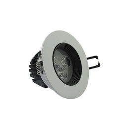 Meditrade GmbH Trade Shop Traesio - led-einbaustrahler mit lamellen 3 5 7 9 12 15 18 w rahmen weiss 3 Watt Kühles Weiß - Kühles Weiß