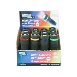 Electro Dh - 1W Mini-LED-Taschenlampe mit Zoom Hohe Helligkeit. 60.369 8430552141432