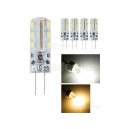 Meditrade GmbH 5 Stück DC12V 3014 SMD G4 LED-Glühbirne 3W Kaltweiß Warmes Weiß - Warmes Weiß