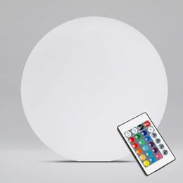 Oviala - LED-Lichtkugel, 16 Farbtöne (je 50 cm) Weiß - Weiss