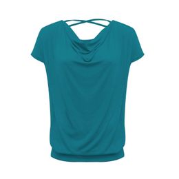 Yogistar Yoga & Relax Shirt Yoga Shirt Flowing Batwing (1-tlg) Stylish und bequem: hochwertiges Top mit Fledermausärmeln.