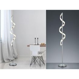 Trio Coole led Stehleuchte sydney in Silber Chrom Höhe 162cm