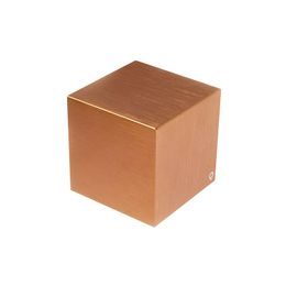 Qazqa Moderne Wandleuchte Kupfer - Cube - Kupfer