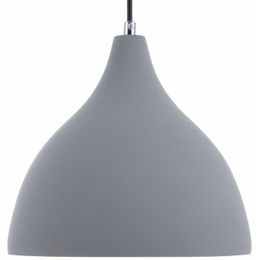 Beliani - Hängeleuchte Grau Pastell Beton Trichterform Kinderzimmer Beleuchtung Modernes Design - Grau