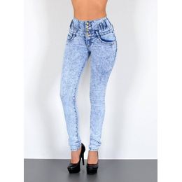 ESRA Skinny-fit-Jeans J22 Damen Skinny Jeans