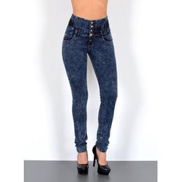 ESRA Skinny-fit-Jeans J22 Damen Skinny Jeans