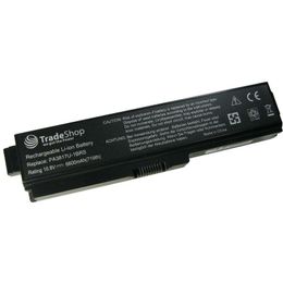 TRADESHOP Trade-shop - Li-Ion Qualitäts Akku 10,8V/11,1 6600mAh für Toshiba C655 Serie C655-S5047 C655-S5113 C655-S9520D C655D-S50853 C655D-S5135 C655D-S5200