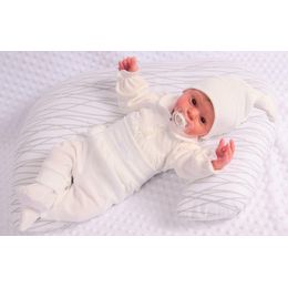 La Bortini Body & Hose Body Hose und Mütze in Creme Baby Anzug 3Tlg 44 50 56 62 68 74 80