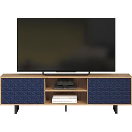 TV-Board Places of Style "Ferretti" Sideboards blau (dark blue) TV-Lowboards