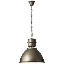 Brilliant Lampe Kiki Pendelleuchte 48cm schwarz stahl 1x A60, E27, 60W, geeignet für Normallampen (nicht enthalten) Kette ist kürzbar - schwarz