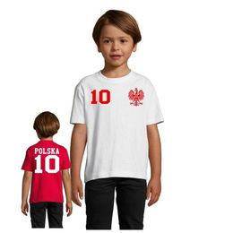 Blondie & Brownie Blondie & Brownie T-Shirt Kinder Polen Polska Sport Trikot Fußball Weltmeister WM Europa EM