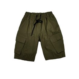 FORBEST Cargoshorts Cargo Bermuda Shorts Kurze Freizeit Hose mit Tunnelzug (1-tlg) 4153 in Grün