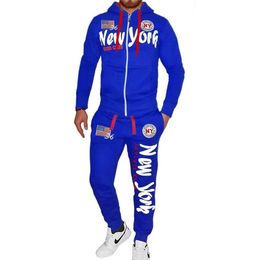 Jaylvis Jogginganzug New York Herren Trainingsanzug Sportanzug Streetwear Fitness NY