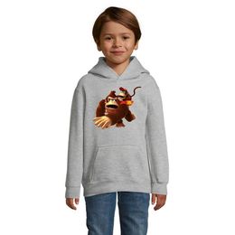 Blondie & Brownie Blondie & Brownie Hoodie Kinder Donkey Diddy Kong Spiele Konsole Super Retro mit Kapuze