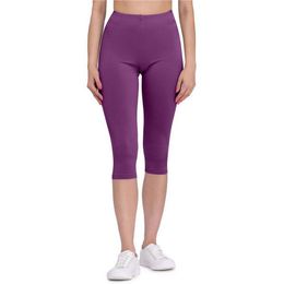 Bellivalini Leggings Damen 3/4 Capri Leggings aus Viskose BLV50-148 (1-tlg) elastischer Bund